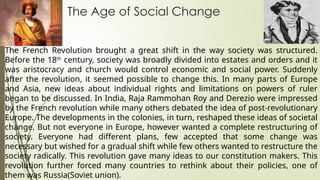 The Age of Social Change , presentation for class 10.pptx