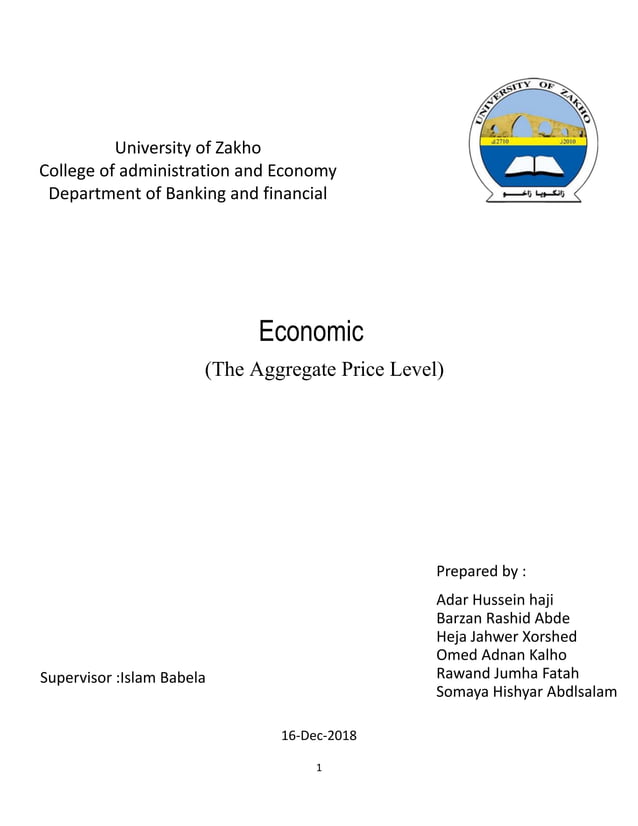 The aggregate price level | PDF | Business Accounting & Finance | Business