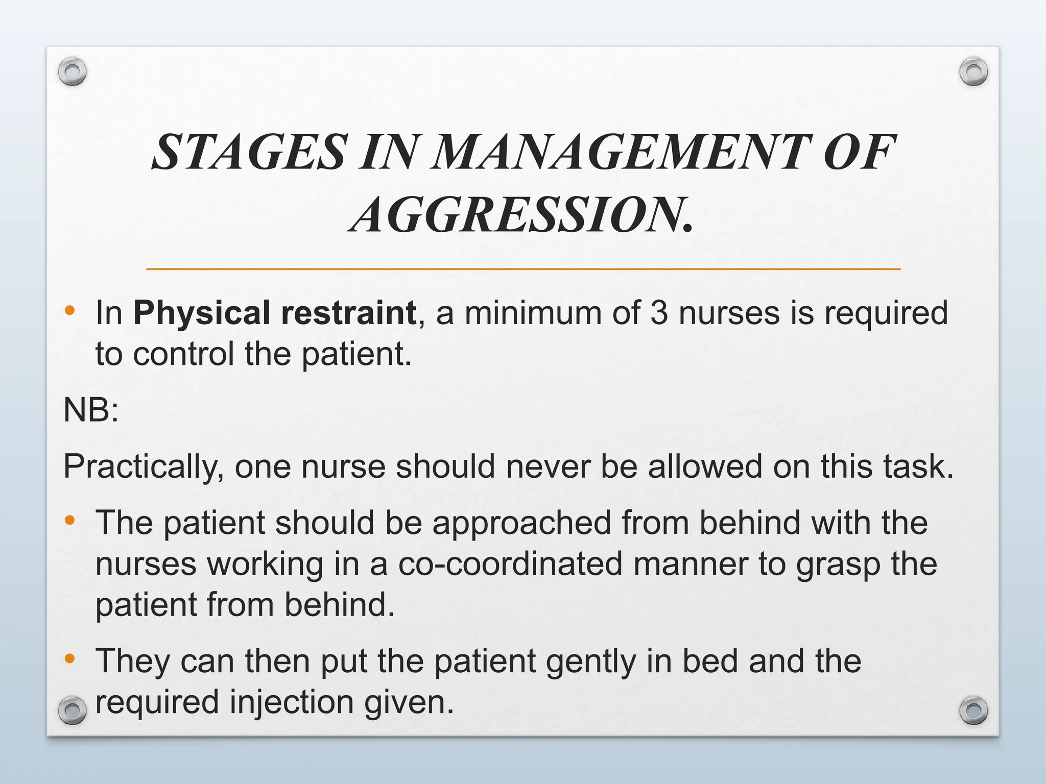 THE AGGRESSION CONCEPT mental health ppt | PPTX