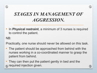 THE AGGRESSION CONCEPT mental health ppt | PPTX