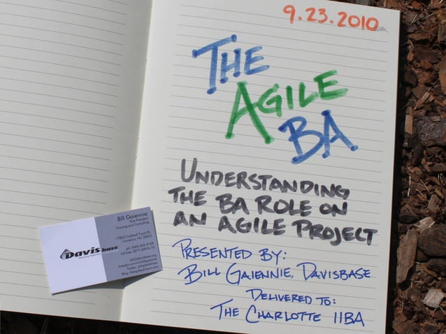 The Agile BA (Business Analyst) | PPT