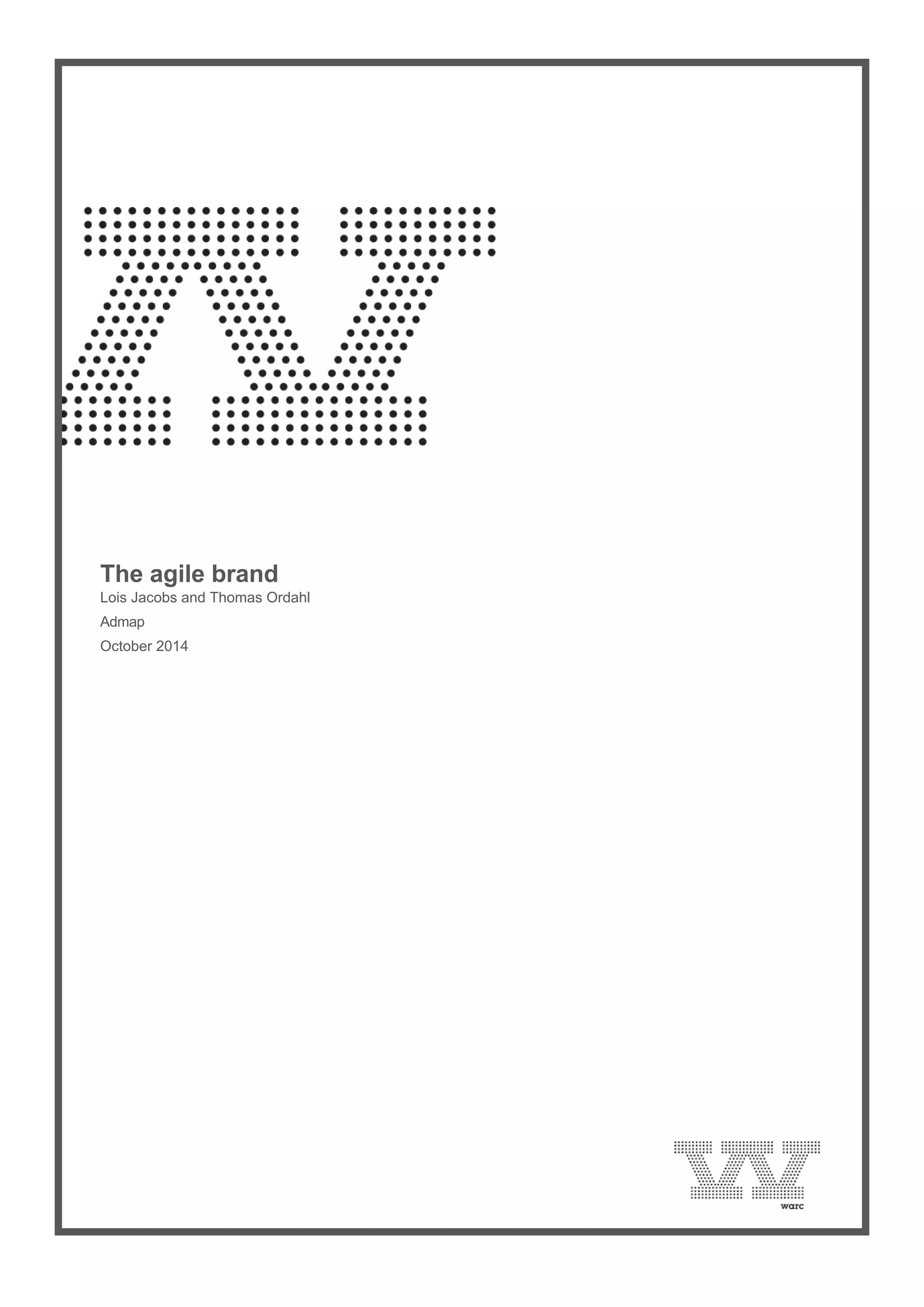 The agile brand | PDF