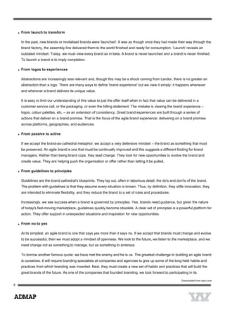 The agile brand | PDF