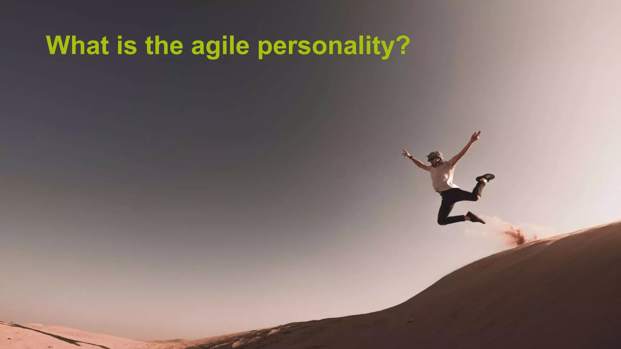The Agile Personality | PPT