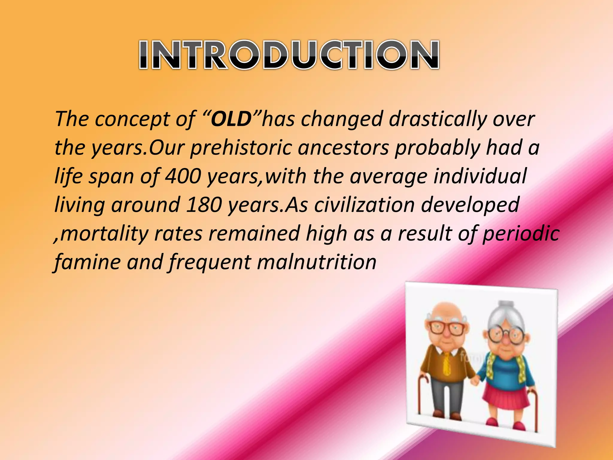 The aging ppt | PPTX