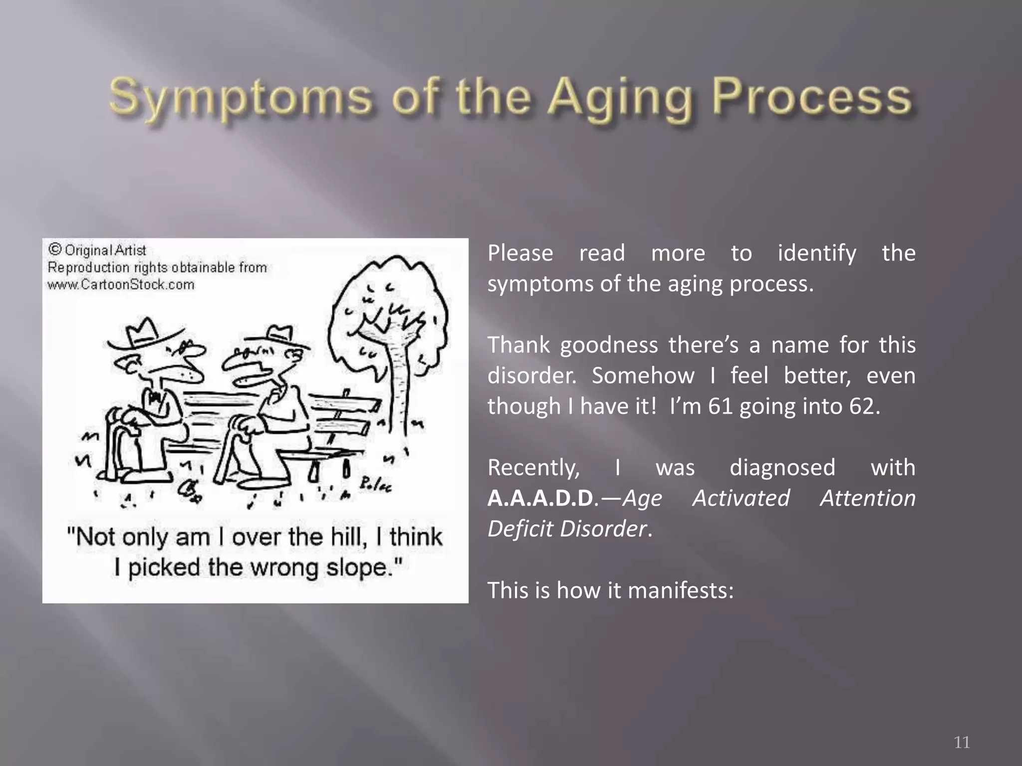 The Aging Process | PPTX