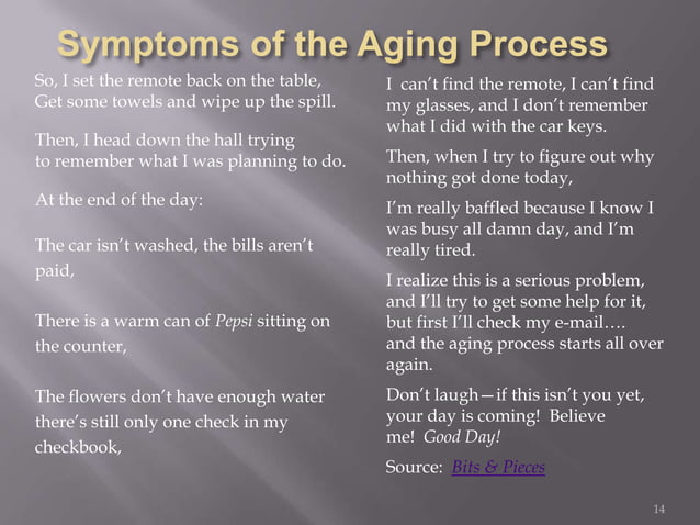 The Aging Process