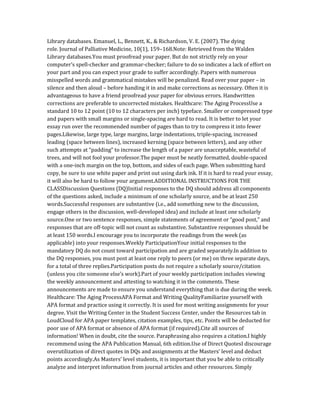 The Aging Process.pdf | Senior Health | Healthy Living