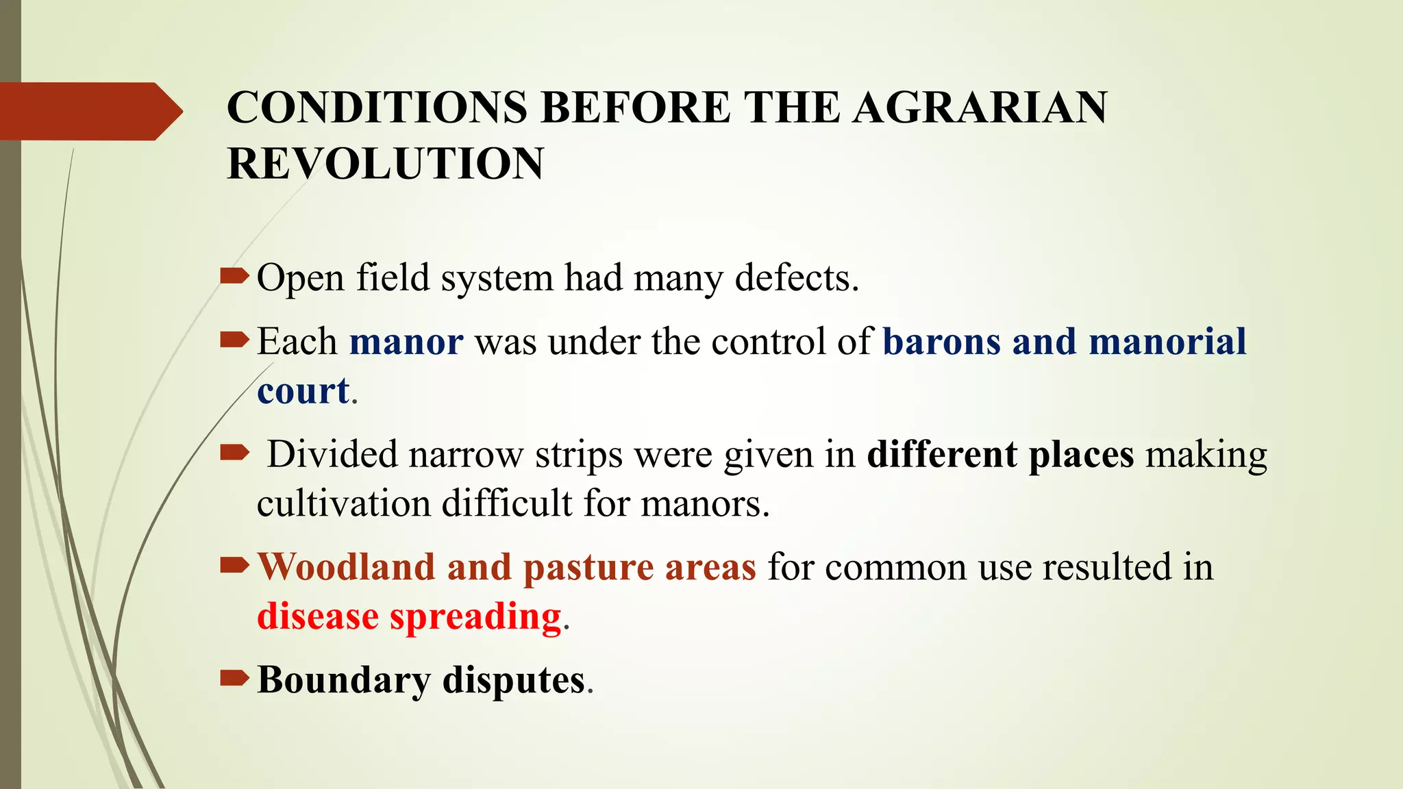 The agrarian revolution | PPTX