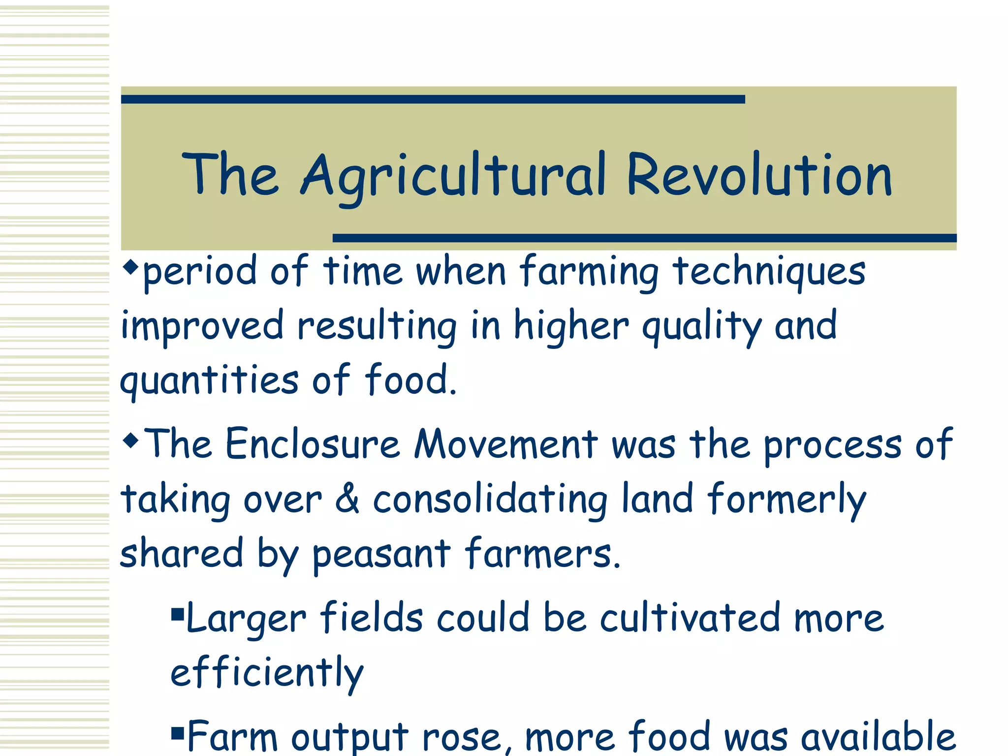 AP World Industrial Revolution (BASIC!!!!) | PPT