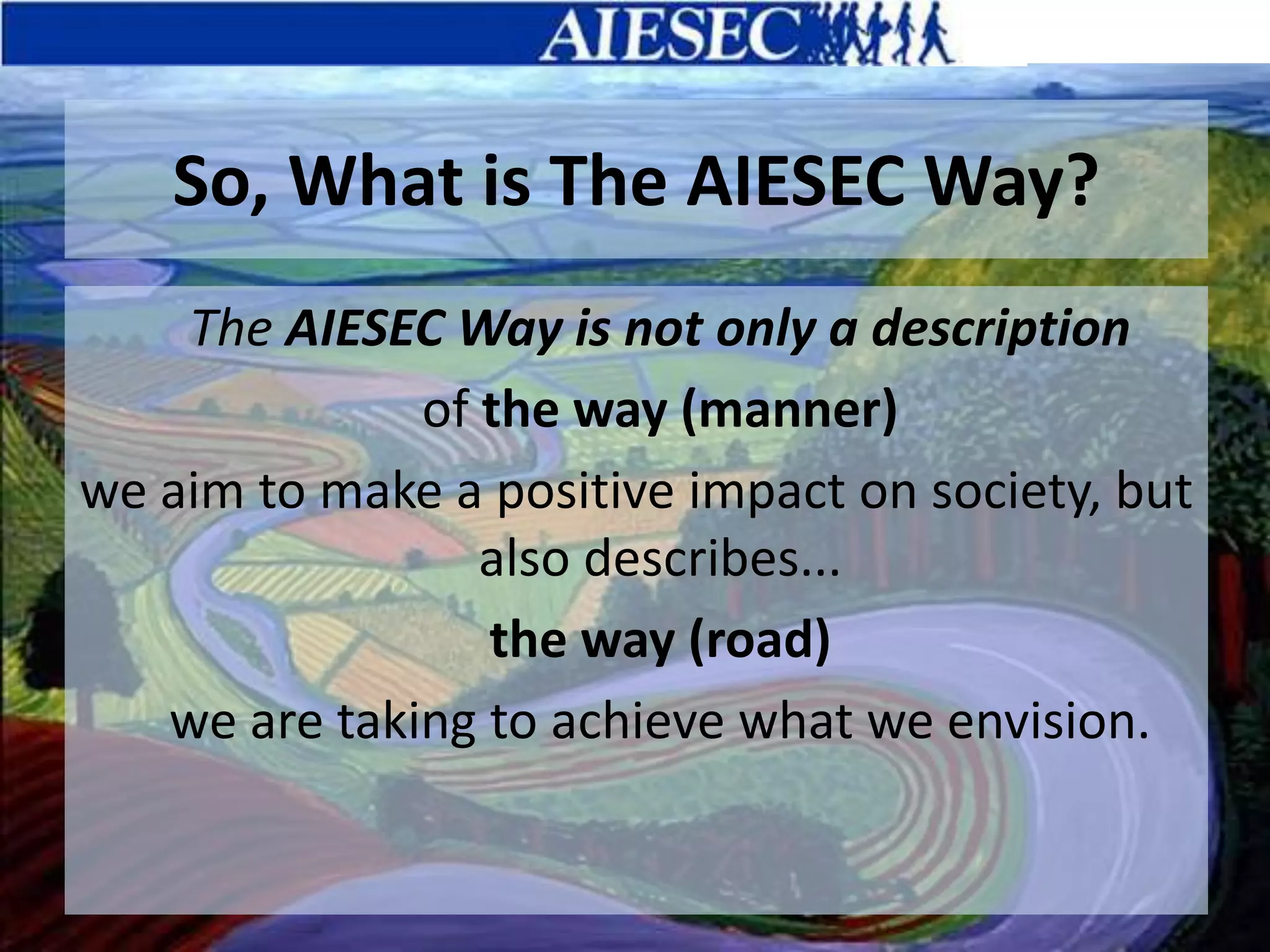Product Leadership (The AIESEC Way) | PPT