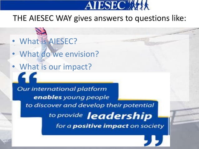 Product Leadership (The AIESEC Way) | PPT