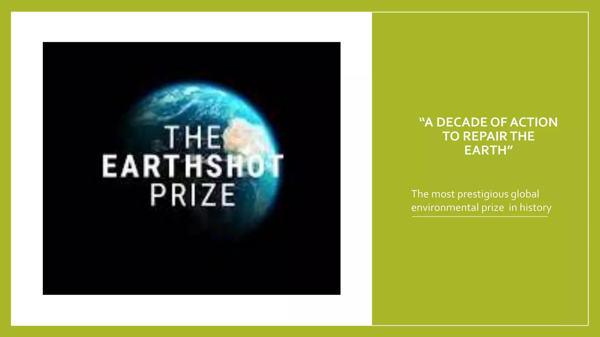 The ailing planet | PPTX