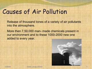 Types of Air Pollutent, effect and Remidies | PPT