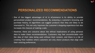The Ai Revolution Transforming Ecommerce Ppt
