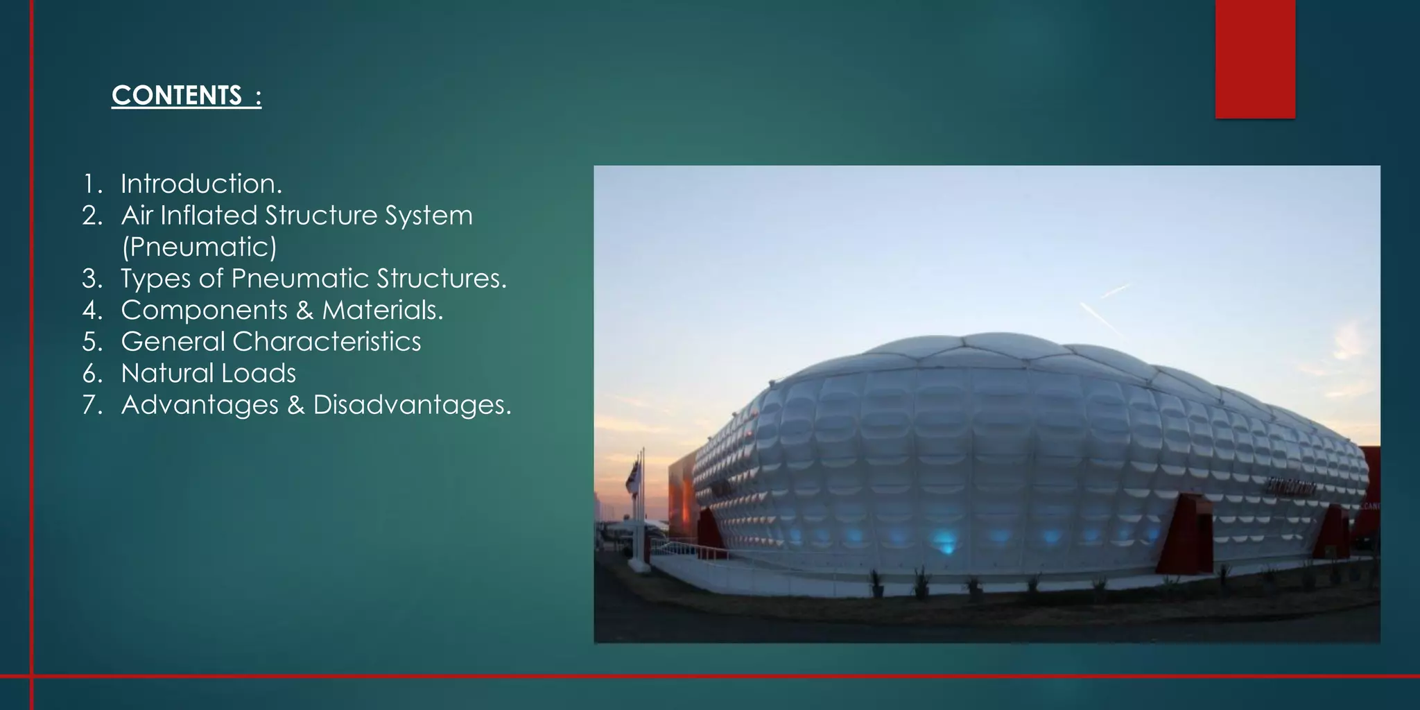 The air inflated structures system | PPT | Free Download