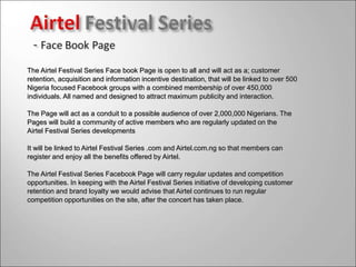 The airtel festival series v0.2 | PPT