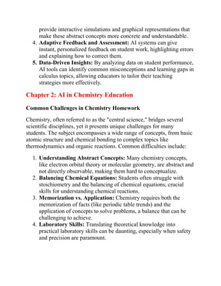 The AI Tutor: Revolutionizing College Homework across Subjects | PDF