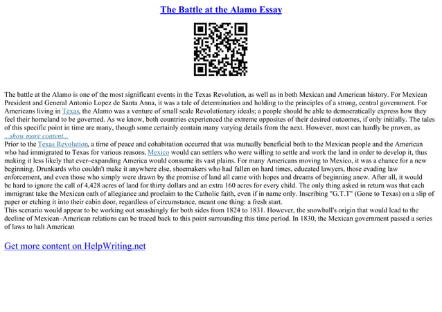 The Alamo Movie Analysis | PDF | Western | Genres