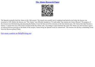 The Alamo Movie Analysis | PDF | Western | Genres