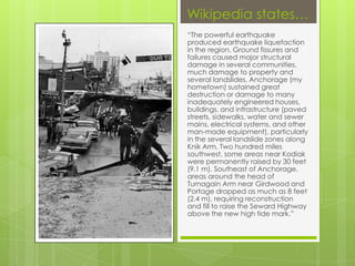 The Alaskan Earthquake of 1964 | PPTX