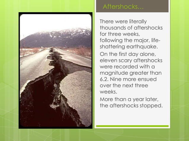 The Alaskan Earthquake of 1964 | PPTX