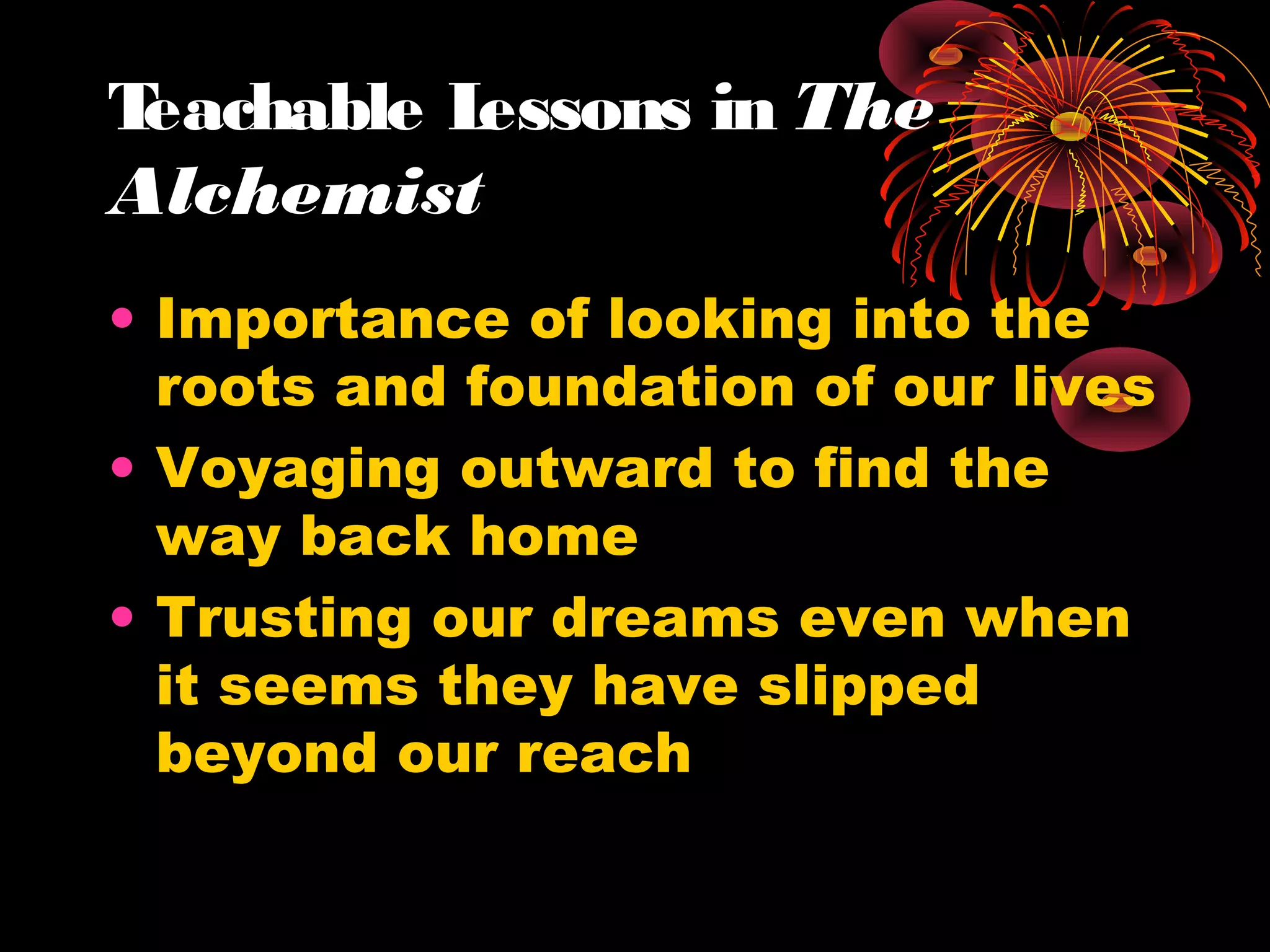 The alchemist | PPT