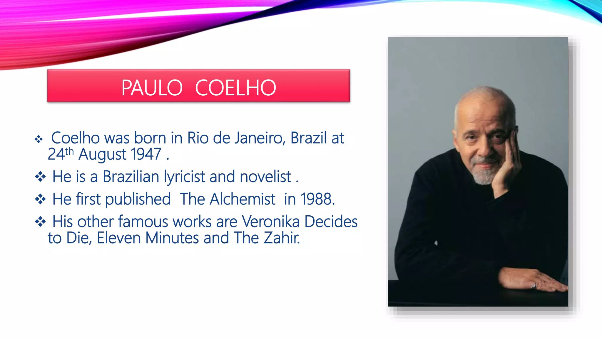 The Alchemist by Paulo Coelho | PPTX