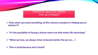 The Alchemist by Paulo Coelho | PPTX