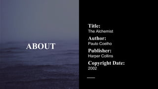 The Alchemist - Book Report | PDF