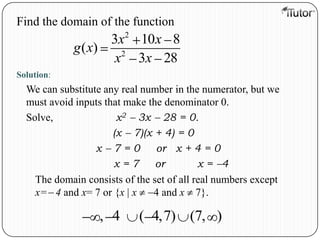 The Algebric Functions | PPTX