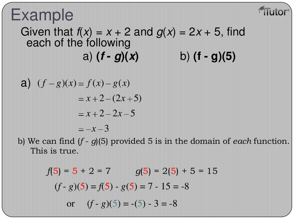The Algebric Functions