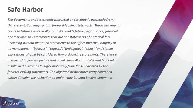 The Algorand Blockchain | PPT