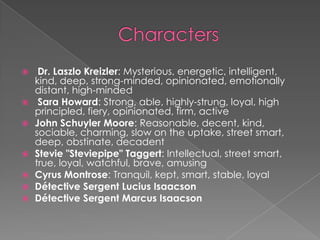 The alienist underdogs | PPTX