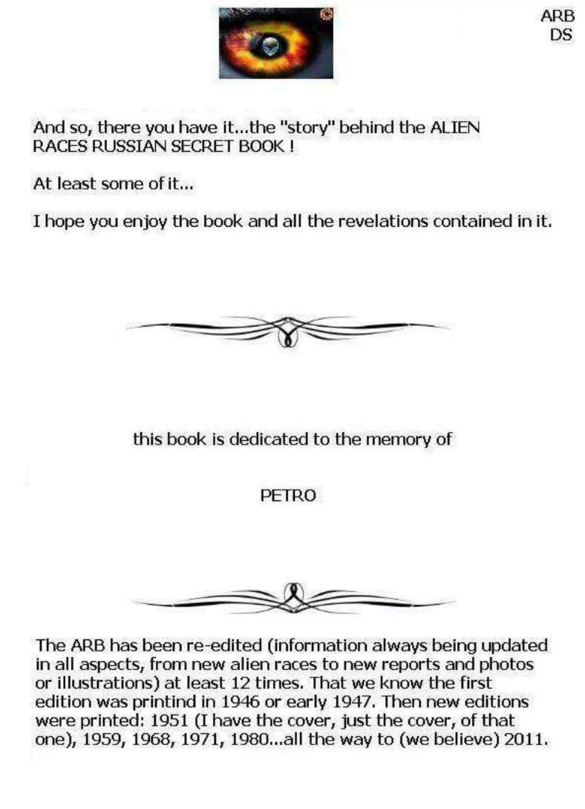 The Alien Races Book | PDF