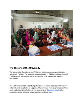 AIOU_ Improving The Lives Of Students.pdf