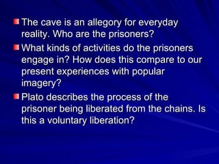 The allegory of the cave | PPT
