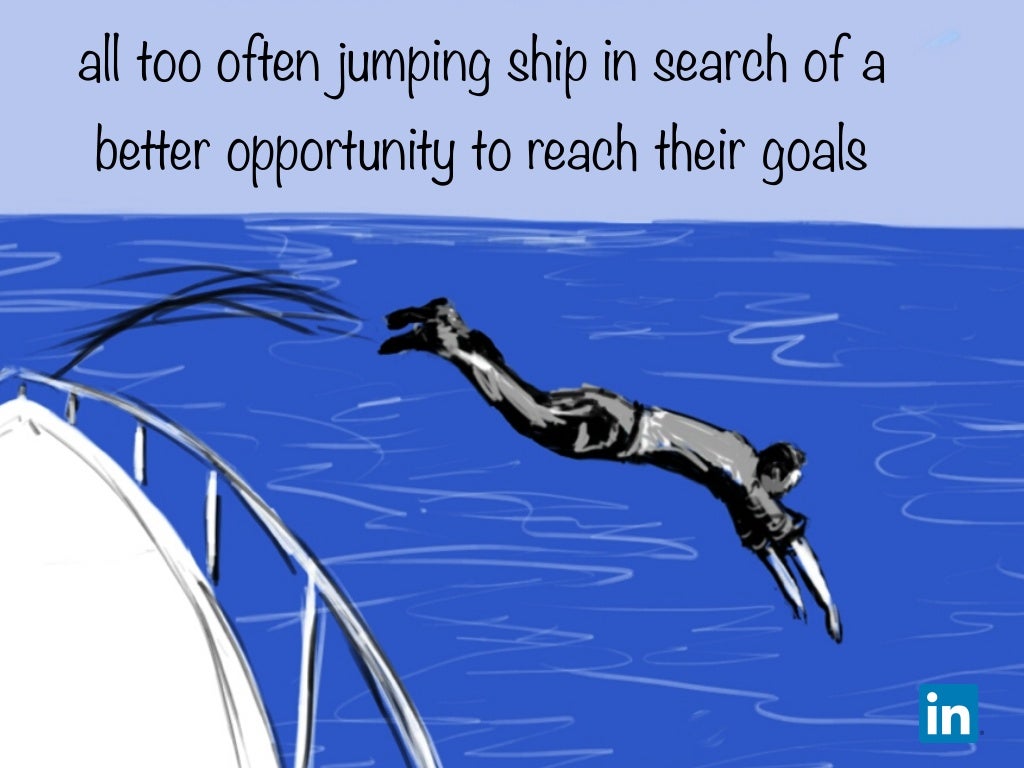 all too often jumping ship