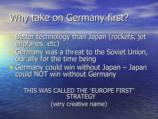 The Allied Victory in Europe | PPT | Death, Injury, or Military ...