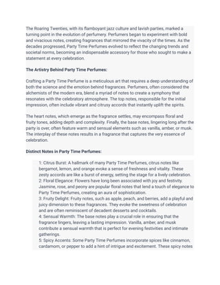 The Allure of Party Time Perfumes.pdf