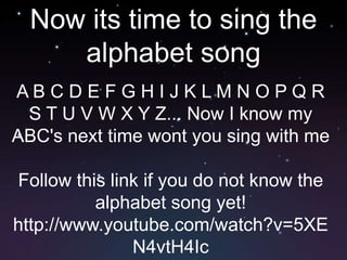The Alphabet for New Entrants | PPTX