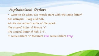 The alphabet class 1 | PPTX