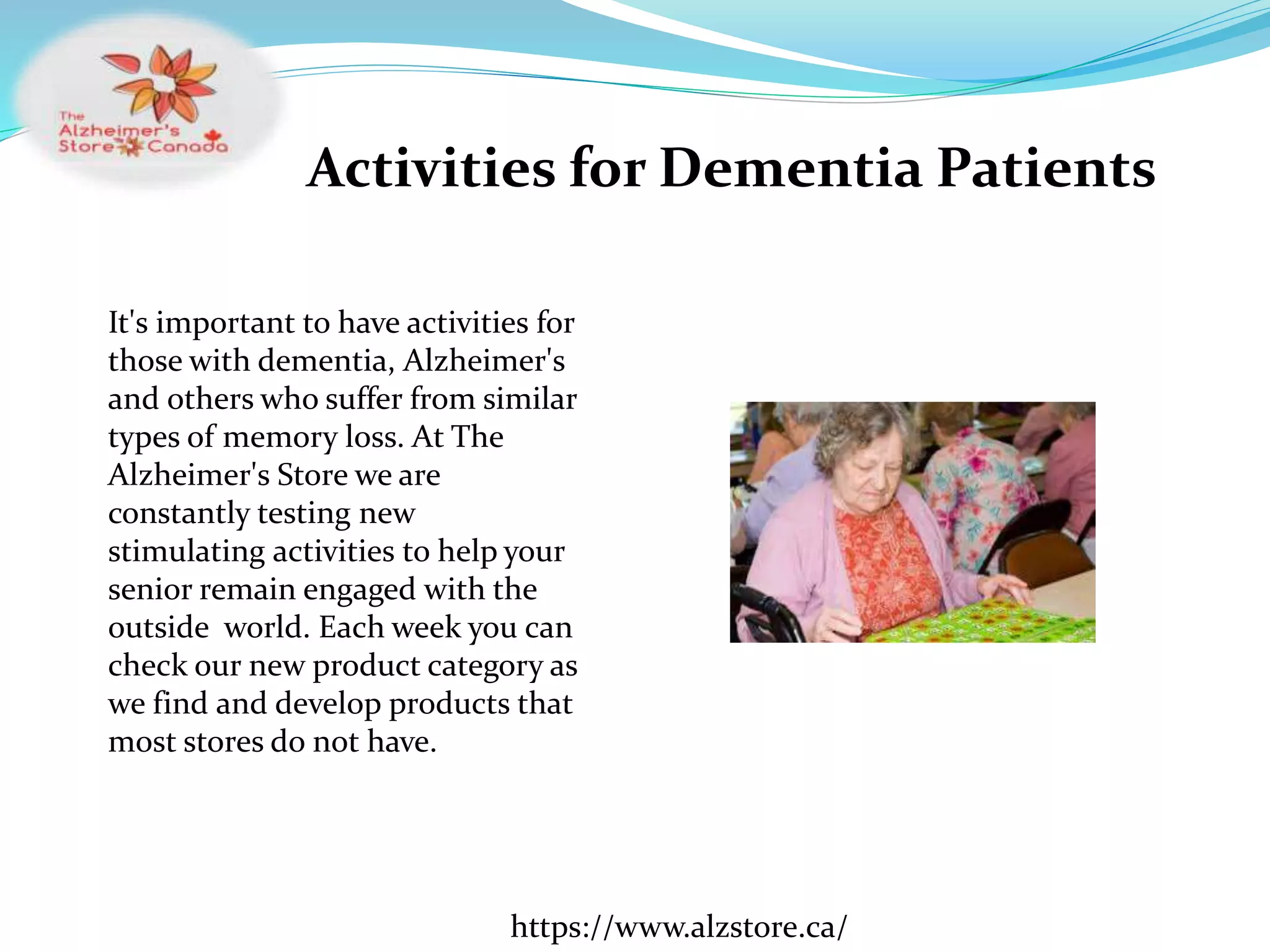The alzheimer's store ppt | PPTX