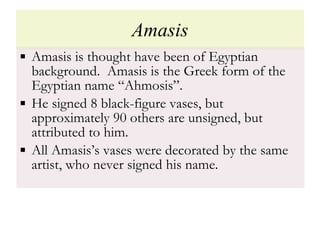 The Amasis Painter Jse | PPT