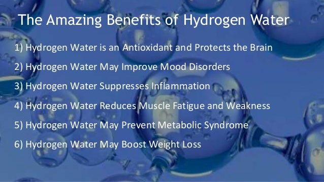 The Amazing Benefits of Hydrogen Water