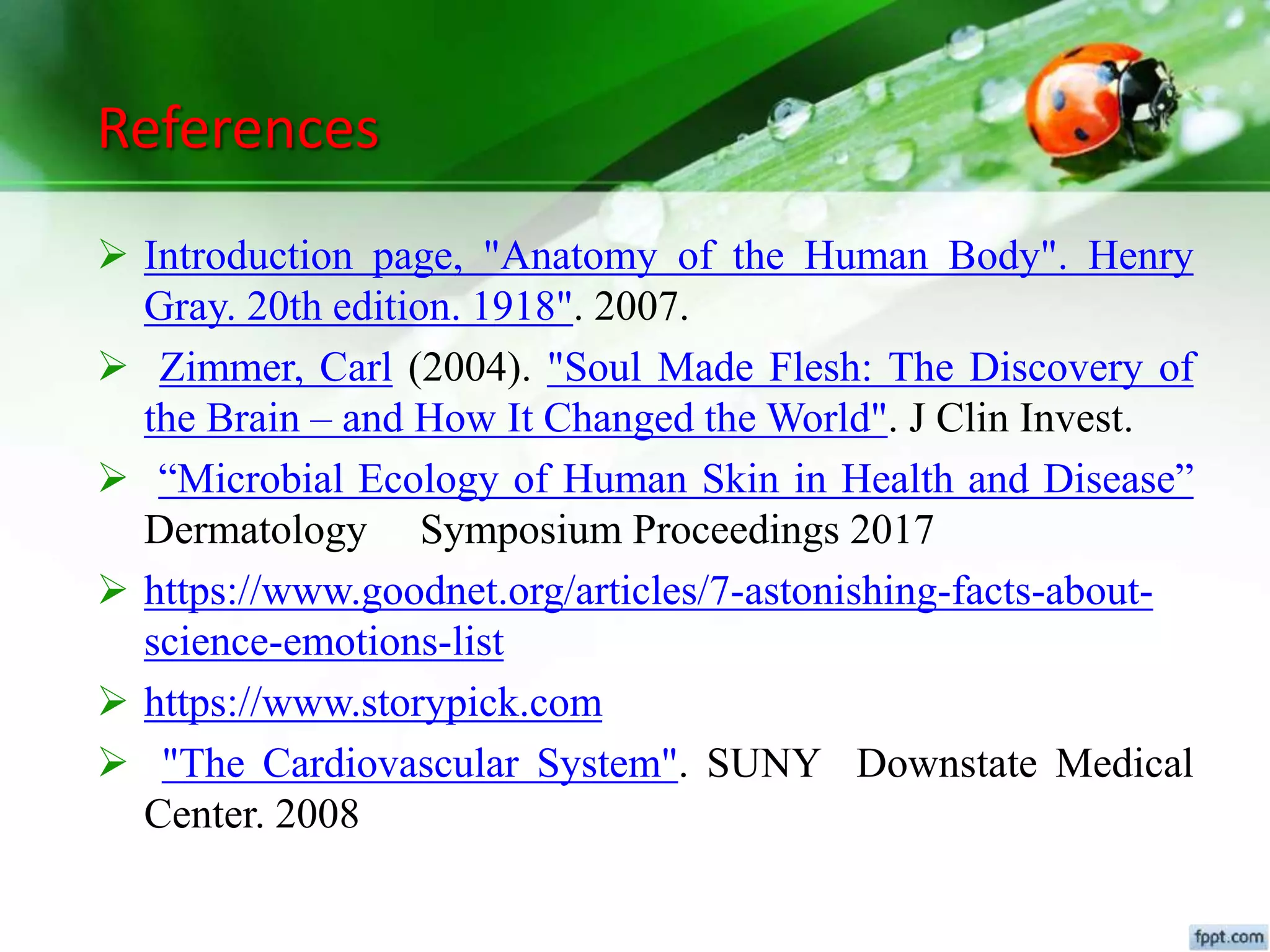 The amazing biological facts | PPTX