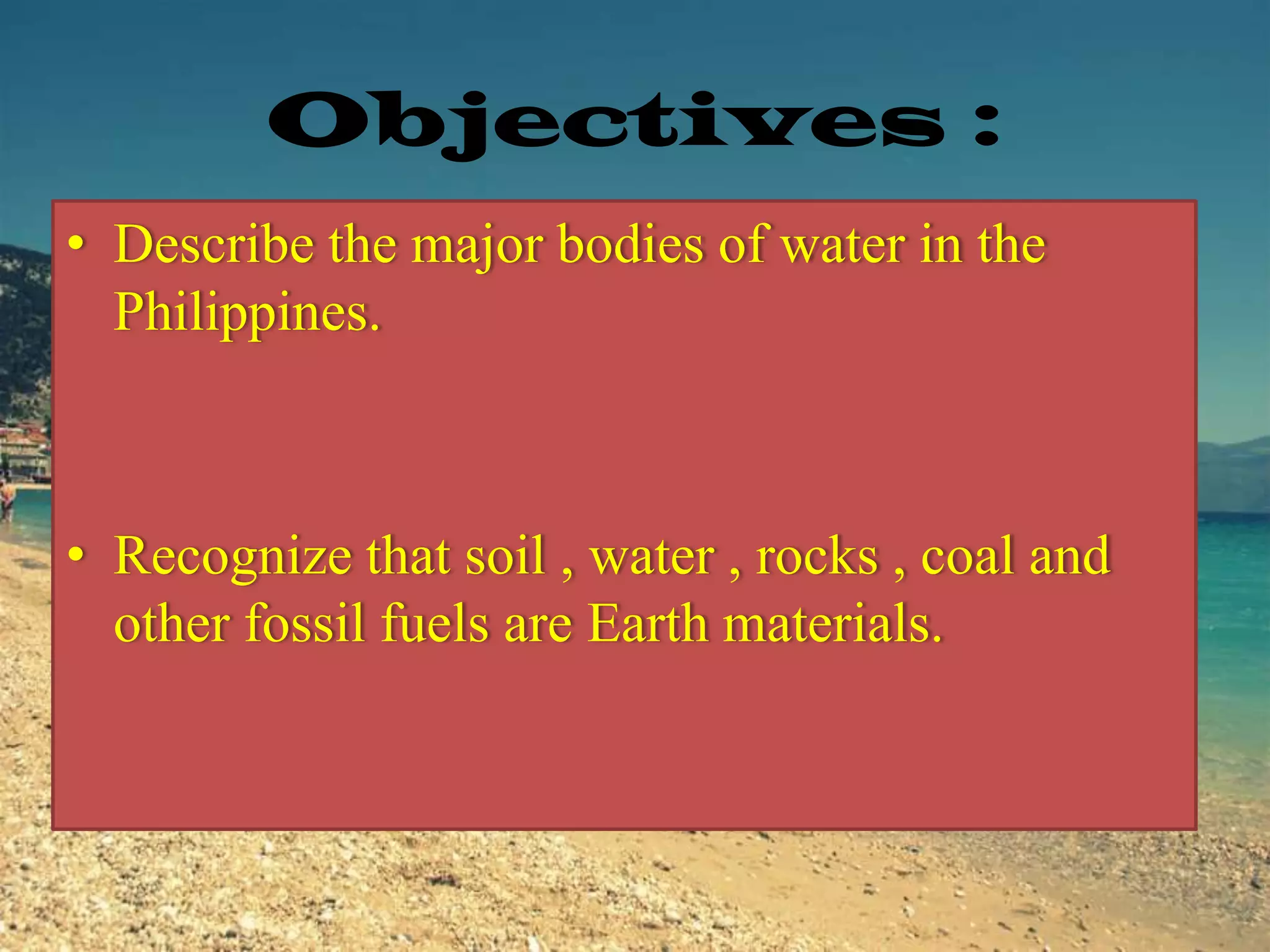 Bodies of Water in the Philippines by Group 2 | PPTX