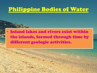 Bodies of Water in the Philippines by Group 2 | PPTX