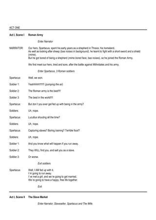 The amazing life of spartacus the thracian | PDF