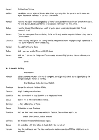 The amazing life of spartacus the thracian | PDF